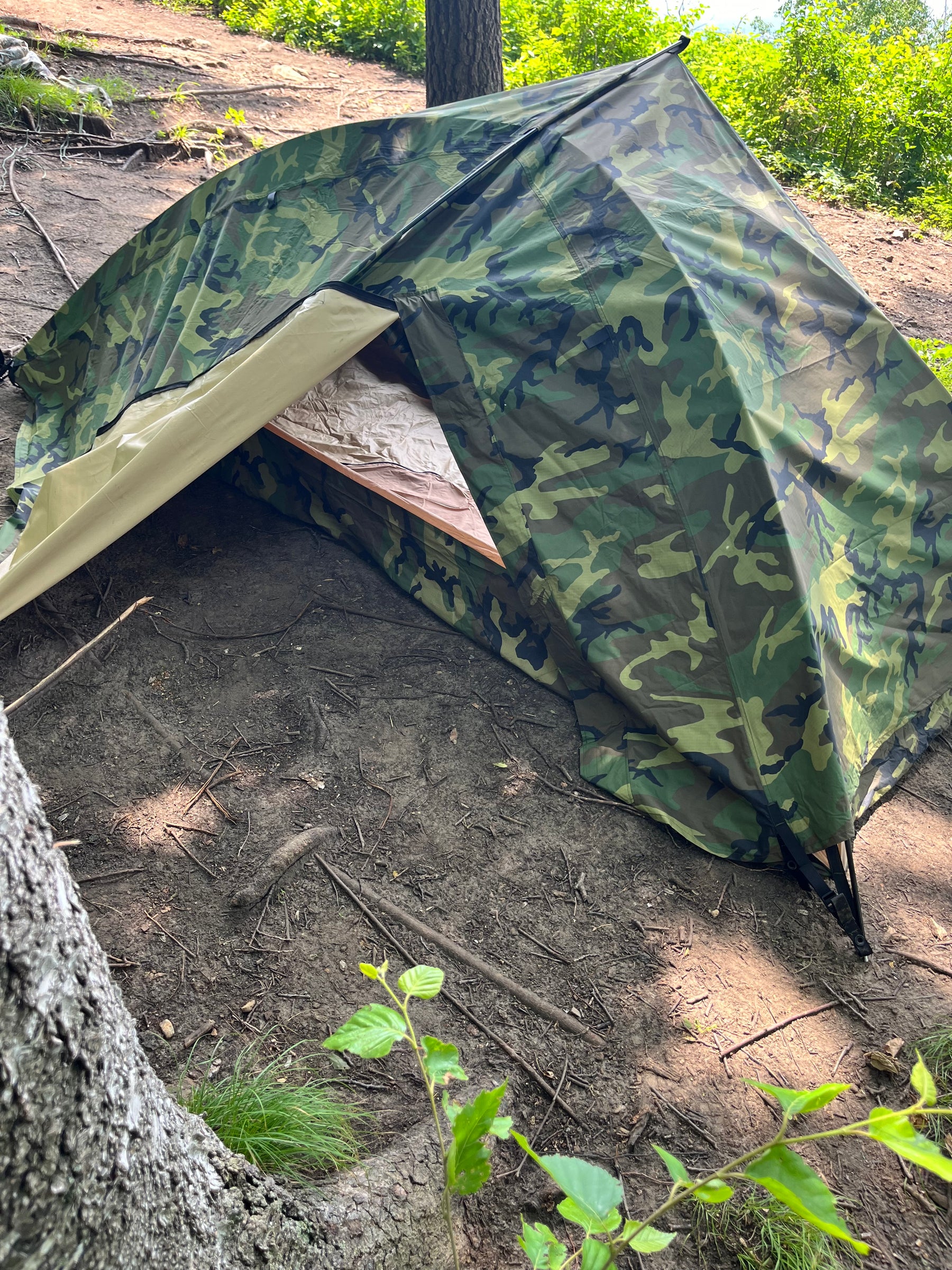 U.S. Military ICS Individual Combat Shelter – 1-Person Tent (Woodland ...